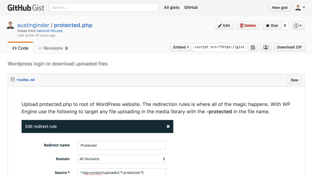 Protecting Static Files With Php Script And Wp Engine